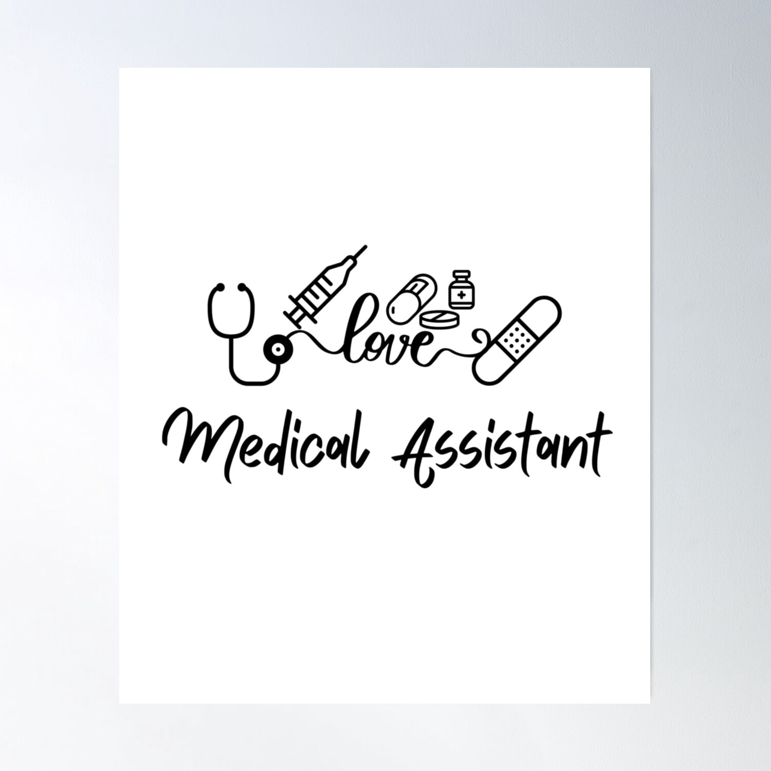 DOPAPRINT Cute Love Nursing School Gift, Nursing School, Funny Nursing ...