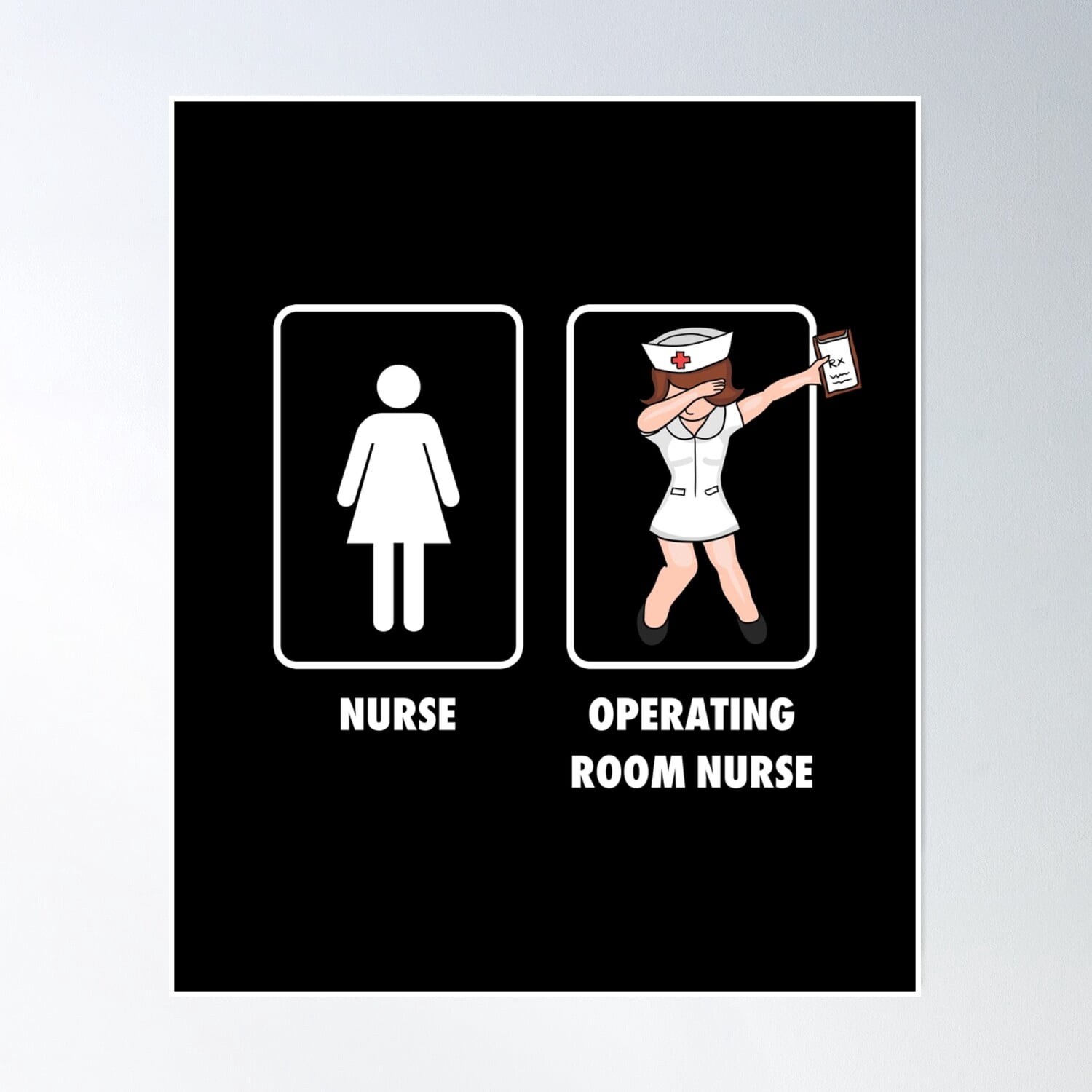 DOPAPRINT Dabbing Operating Room Nurse Medical Profession Health Care ...