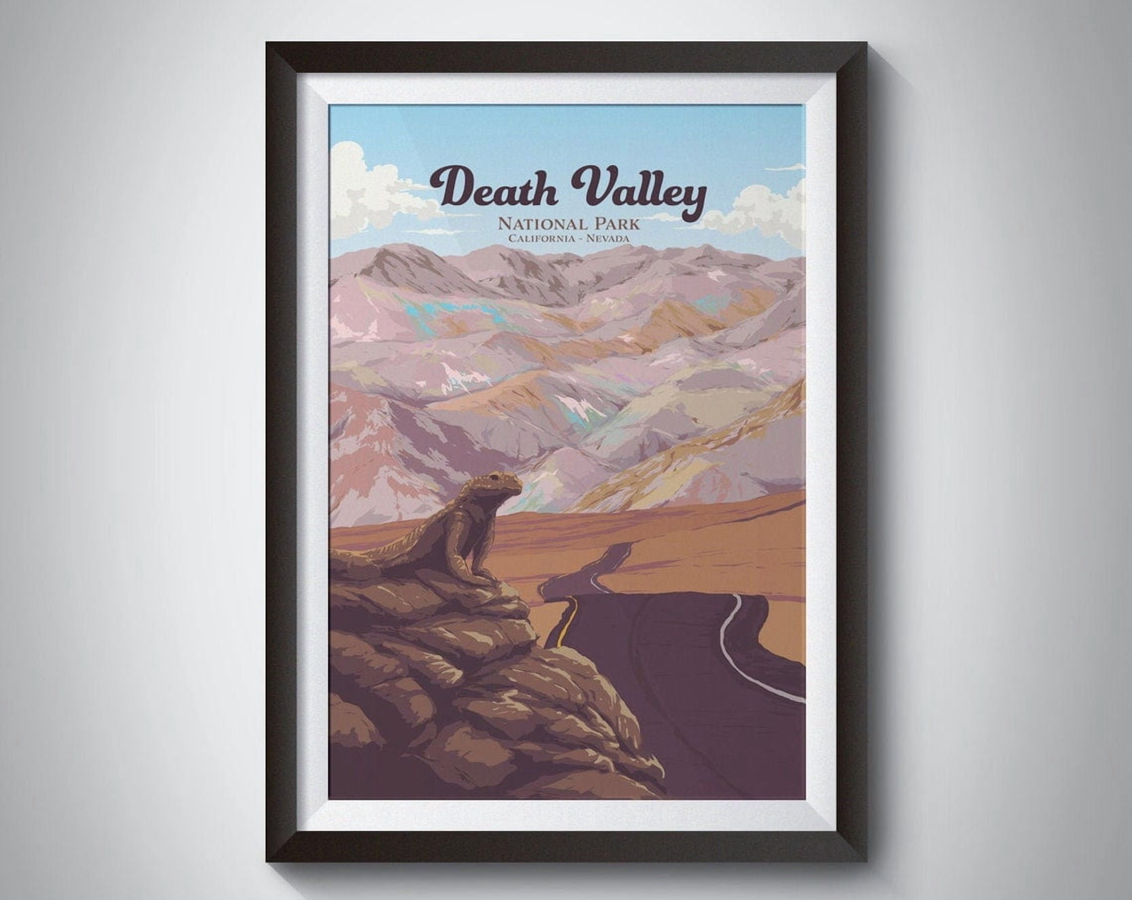 DOPAPRINT Death Valley National Park Poster, California, Nevada, Usa ...