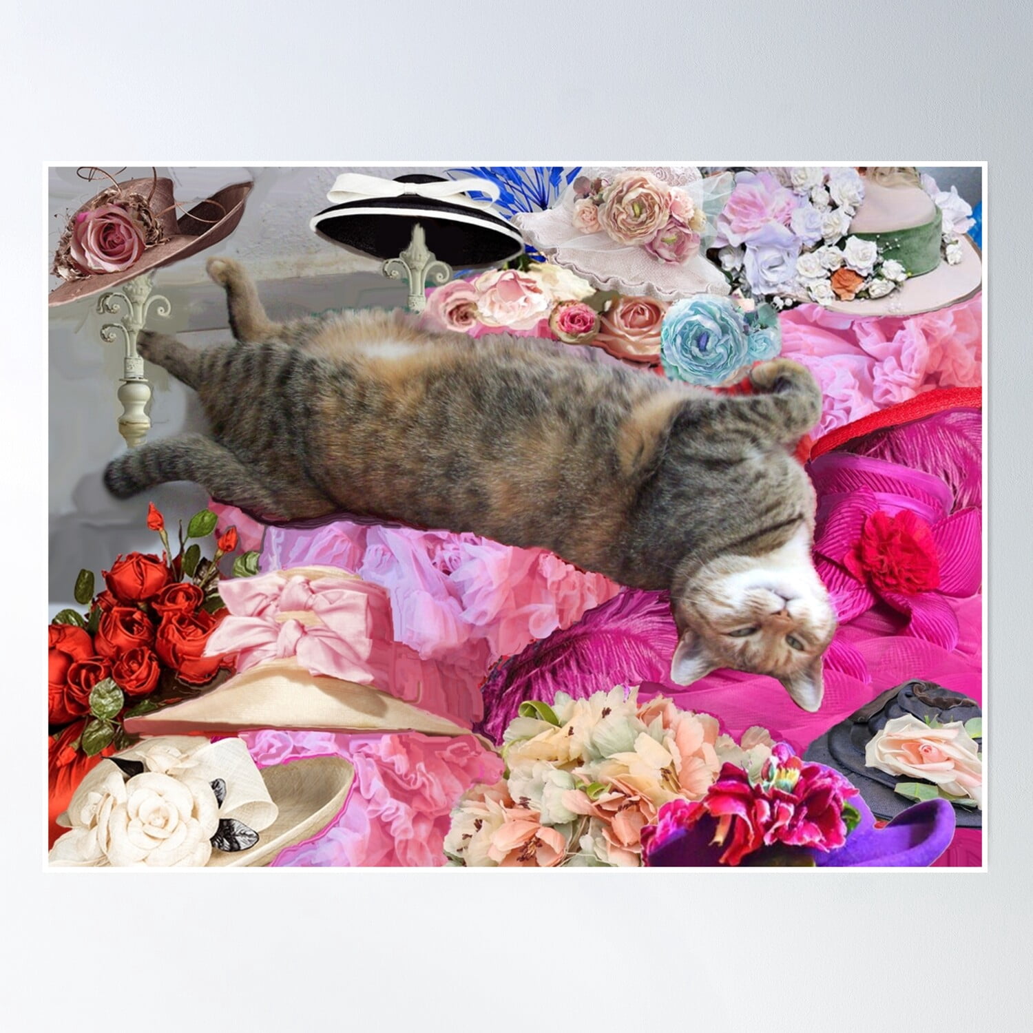 DOPAPRINT Dilemma Of Princess Tatus Cat With Fashion Hats By Bulgan ...
