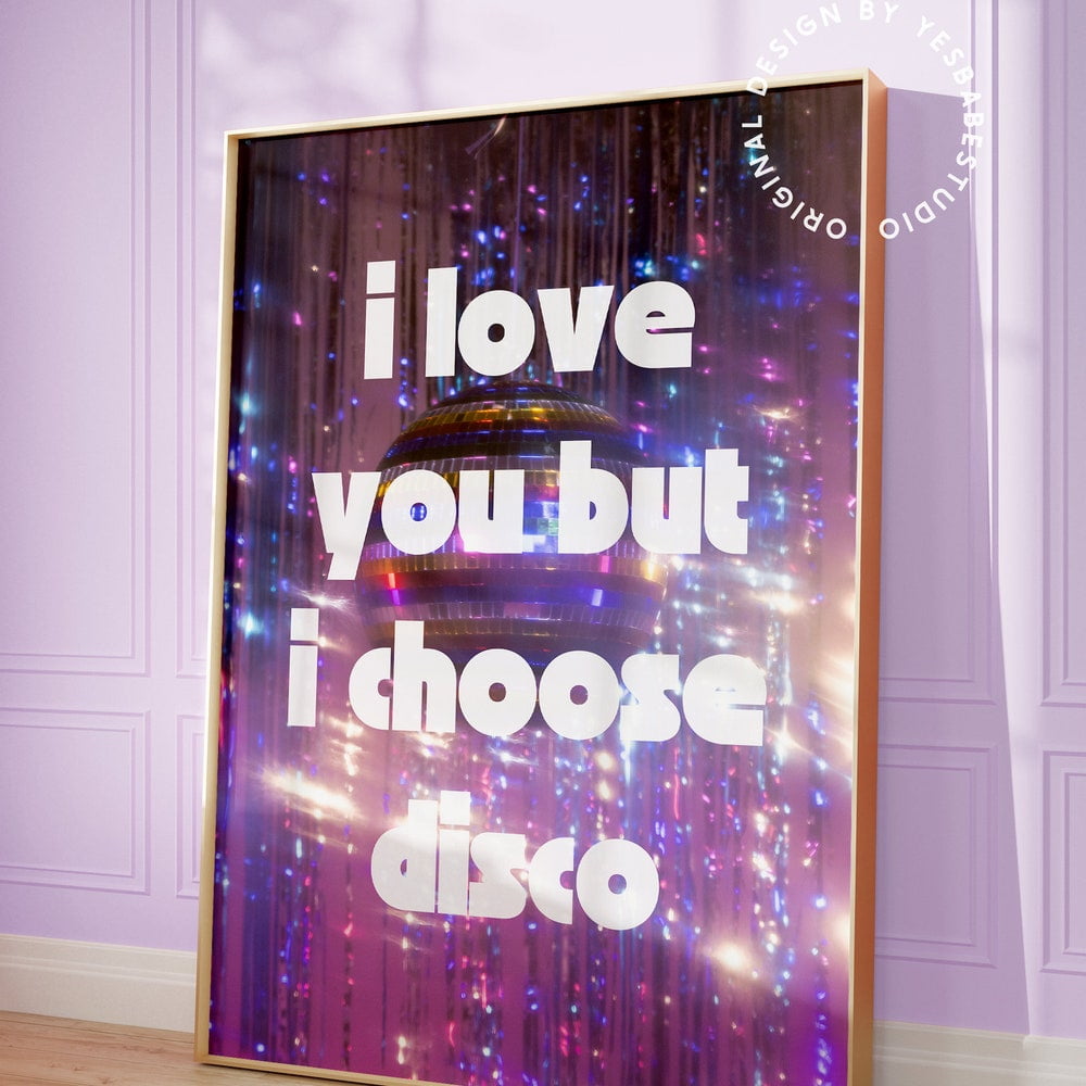 DOPAPRINT Disco Room Decor, Maximalist Wall Art, Indie Wall Art, Bar ...