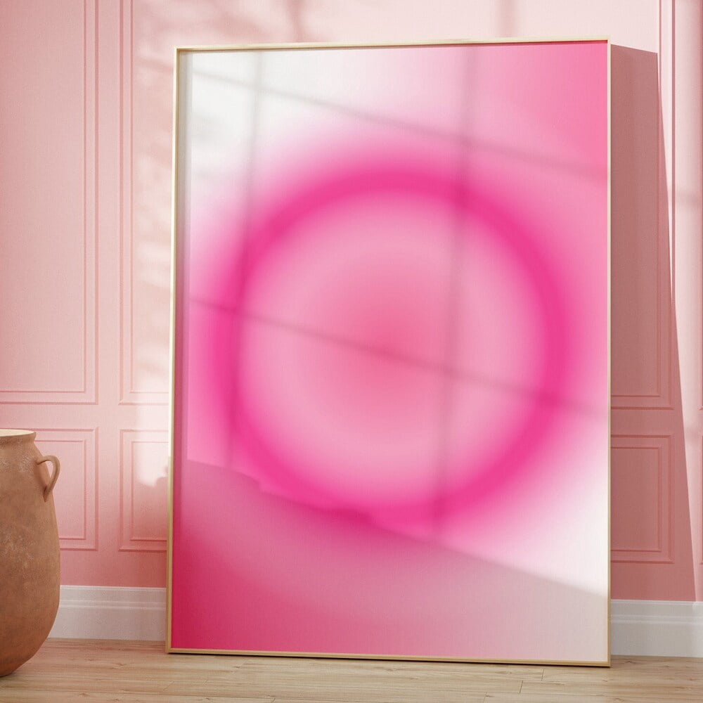 DOPAPRINT Divine Feminine Aura Poster, Pink Wall Art, Apartment Decor ...