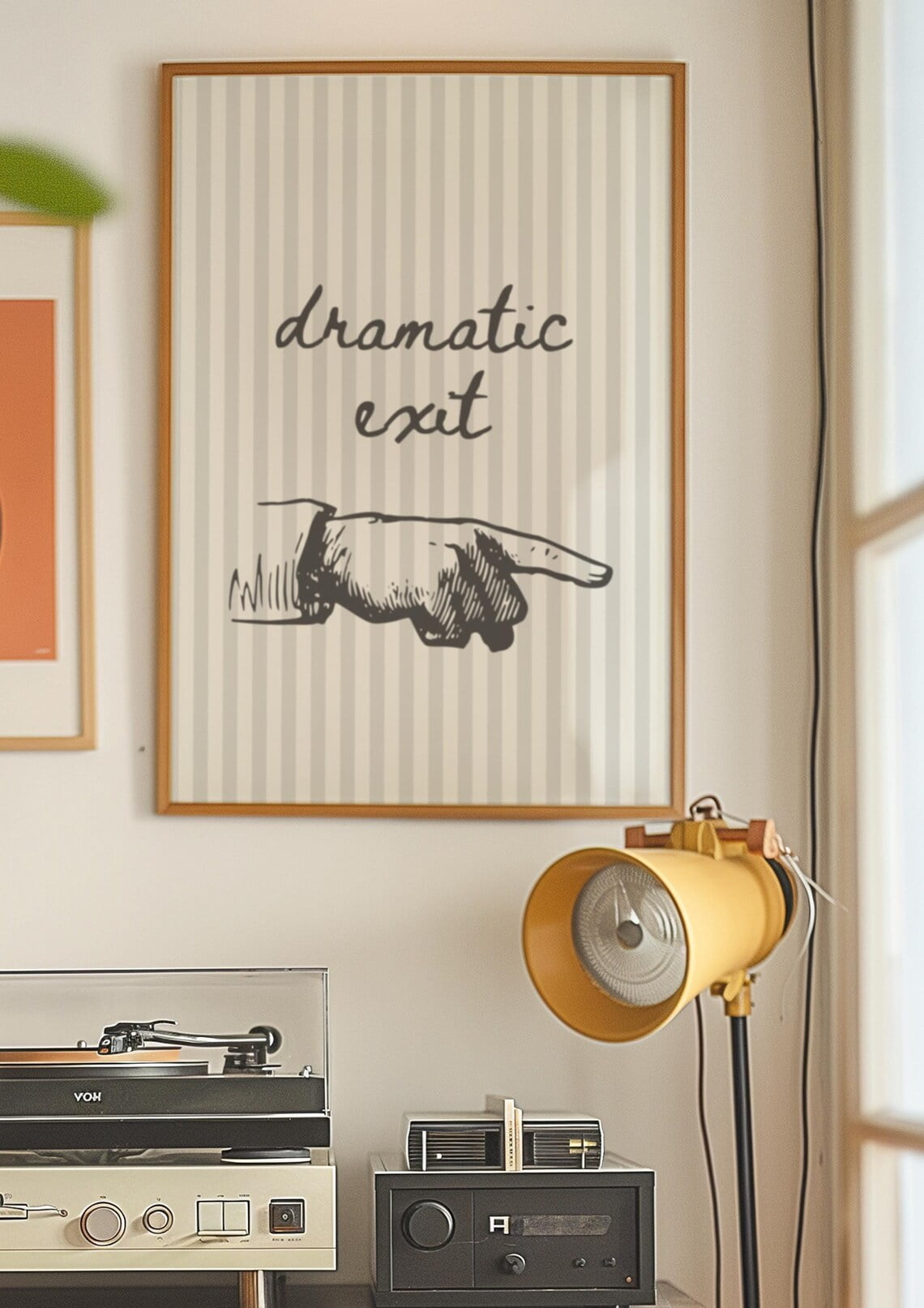 DOPAPRINT Dramatic Exit Poster, Exit Sign, Trendy Dramatic Exit Sign ...