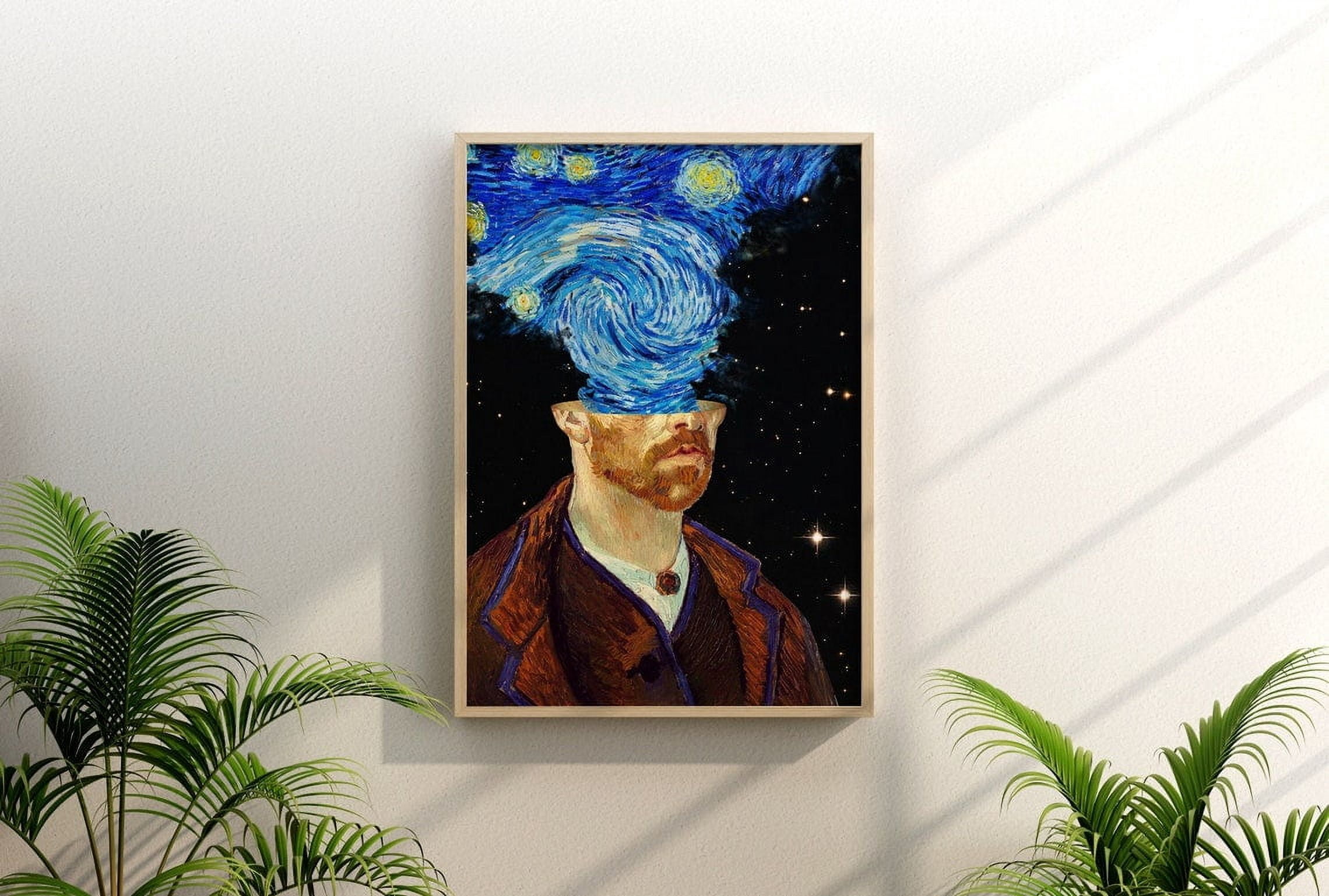 DOPAPRINT Dreamer (Vintage Surreal Art, Van Gogh Painting, Flower ...