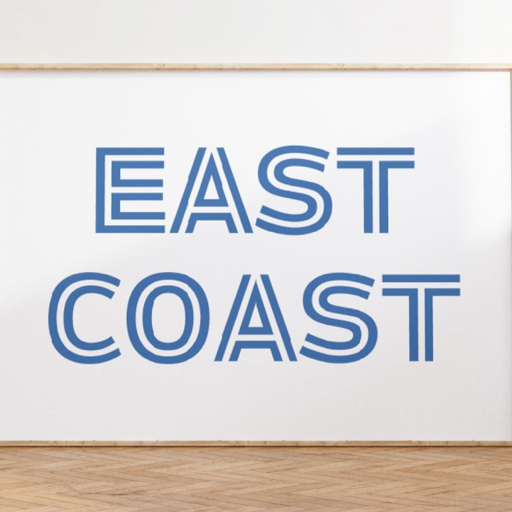 DOPAPRINT East Coast Print, Coastal Cowgirl Decor, Coastal Wall Art ...