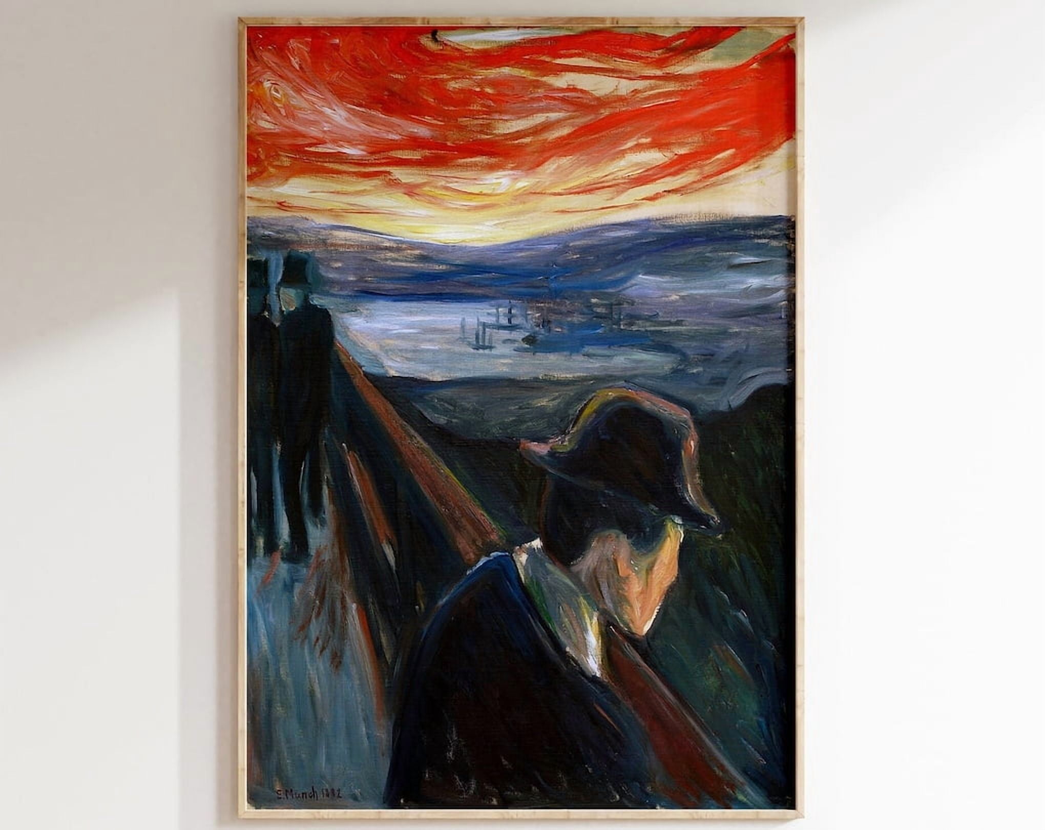 DOPAPRINT Edvard Munch Despair Poster, Edvard Munch Print, Exhibition ...