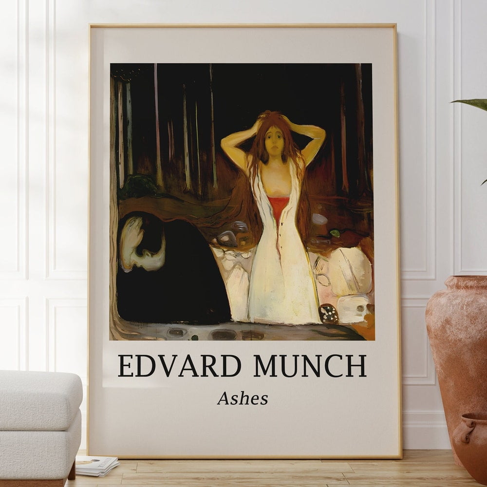 DOPAPRINT Edvard Munch Poster - Ashes - High-quality poster as Edvard ...