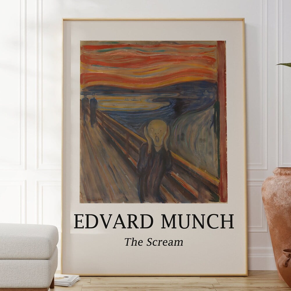 DOPAPRINT Edvard Munch Poster - The Scream - High-quality poster as ...