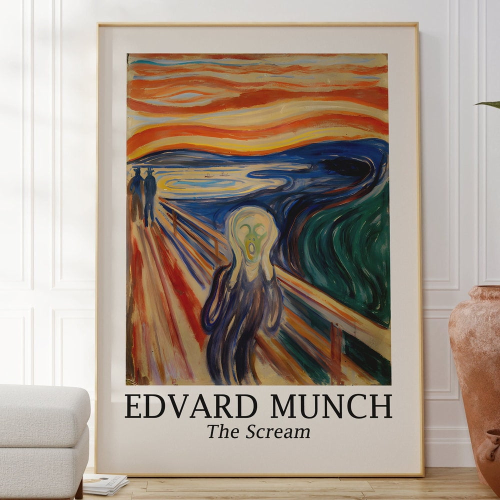 DOPAPRINT Edvard Munch Poster - The Scream - High-quality poster as ...
