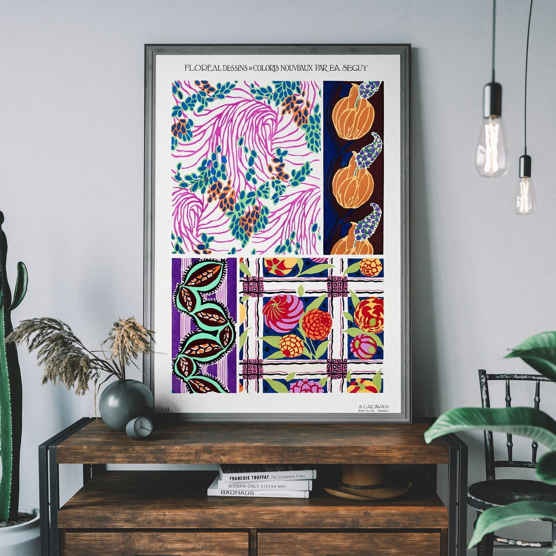 DOPAPRINT Emile-Alain Seguy Colourful Abstract Pattern Print, Vintage ...