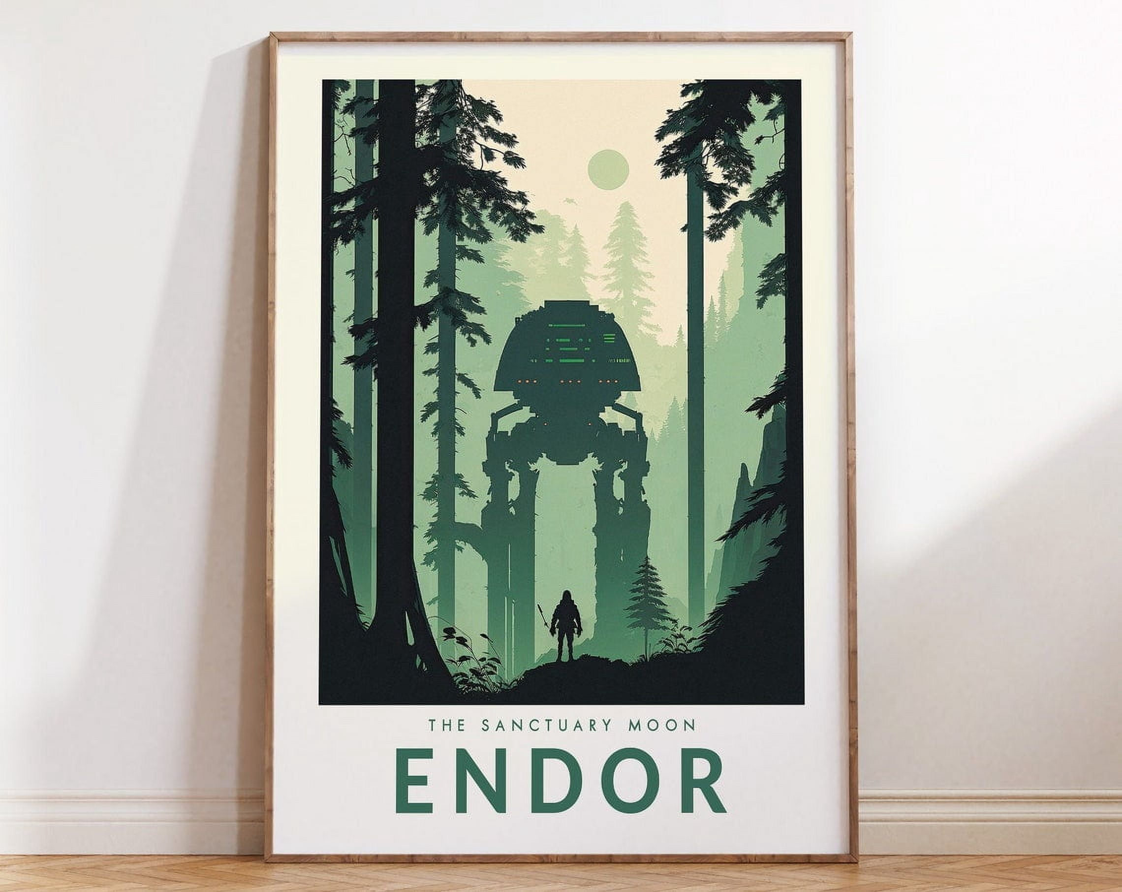 DOPAPRINT Endor Star Wars Planet Poster, Star Wars Endor Travel Galaxy ...