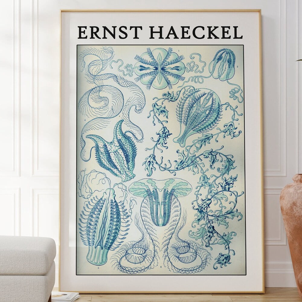 DOPAPRINT Ernst Haeckel Poster - Scientific poster as Ernst Haeckel ...