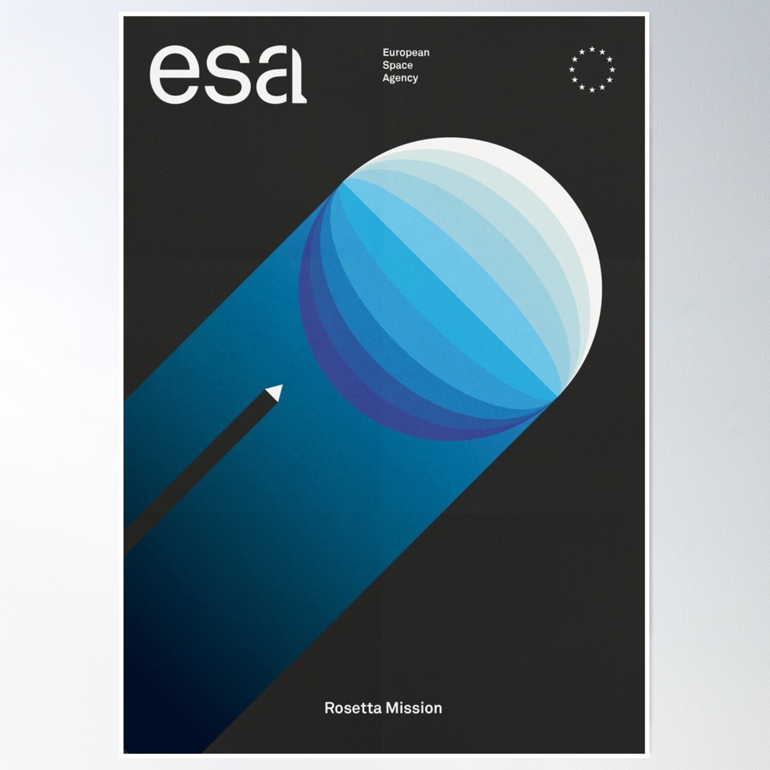 DOPAPRINT Esa Rosetta Mission Poster Wall Art, Modern Wall Decor NO ...