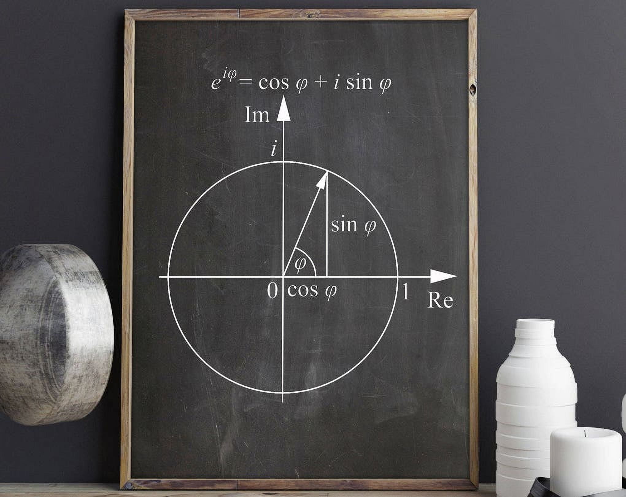 DOPAPRINT Euler'S Formula Poster Euler Print Mathematical Poster Maths ...