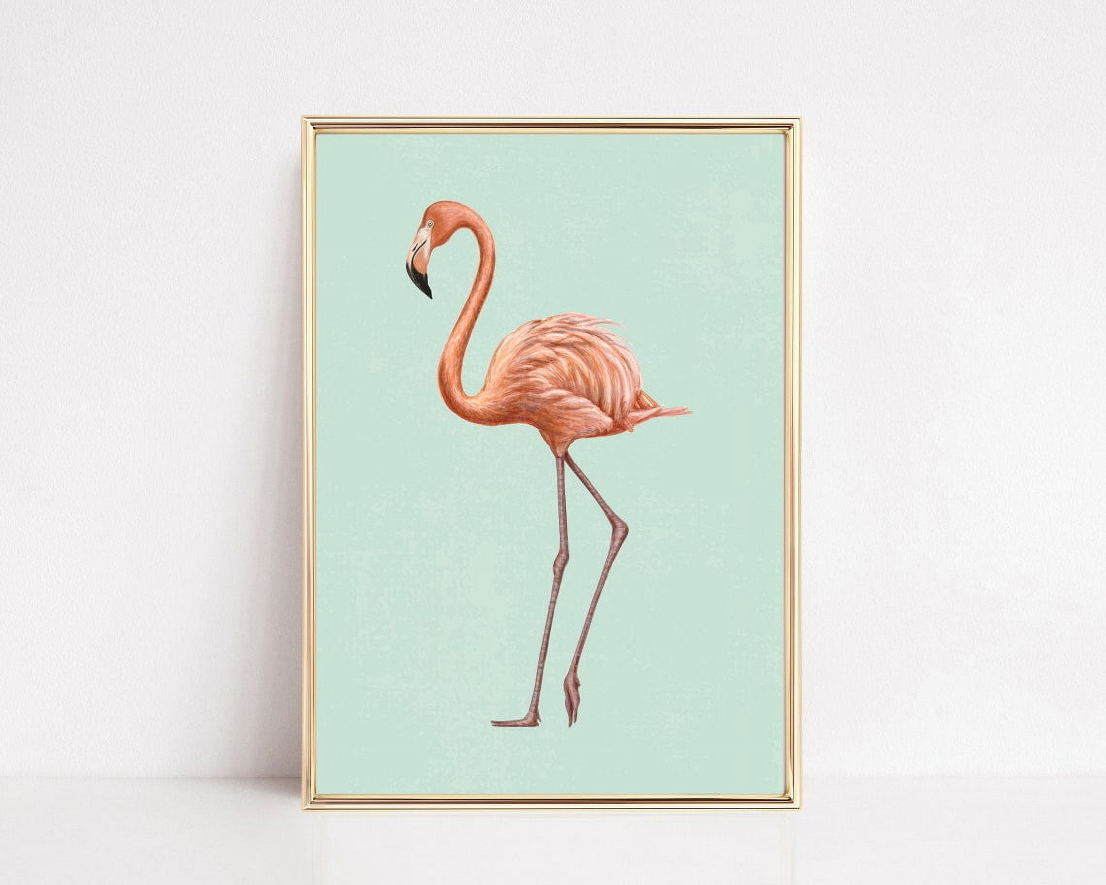DOPAPRINT Flamingo Wall Art Bird Wall Art Boho Trendy Decor Bird Art ...