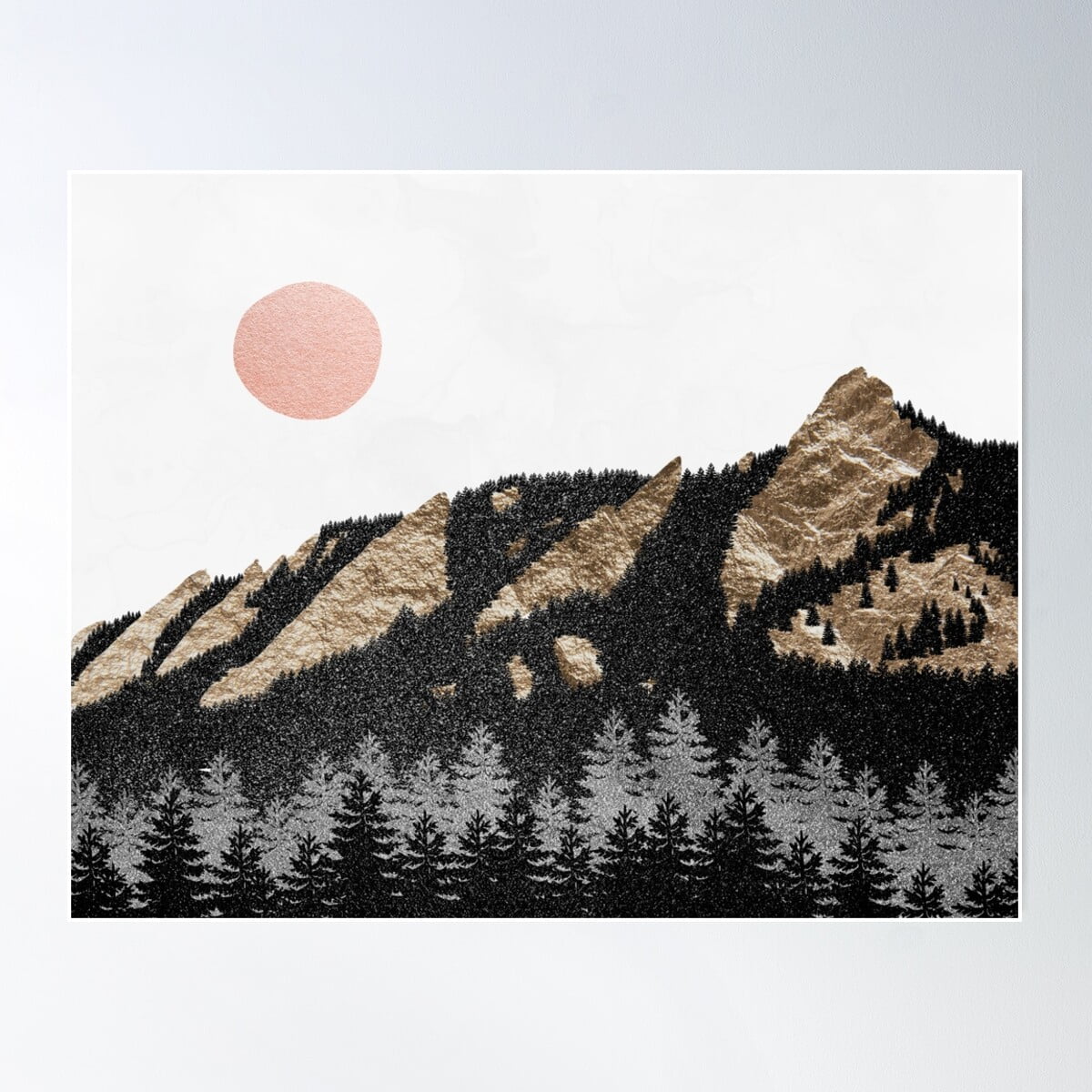 DOPAPRINT Flatirons Gold // A Picture of Chautauqua Park Boulder ...