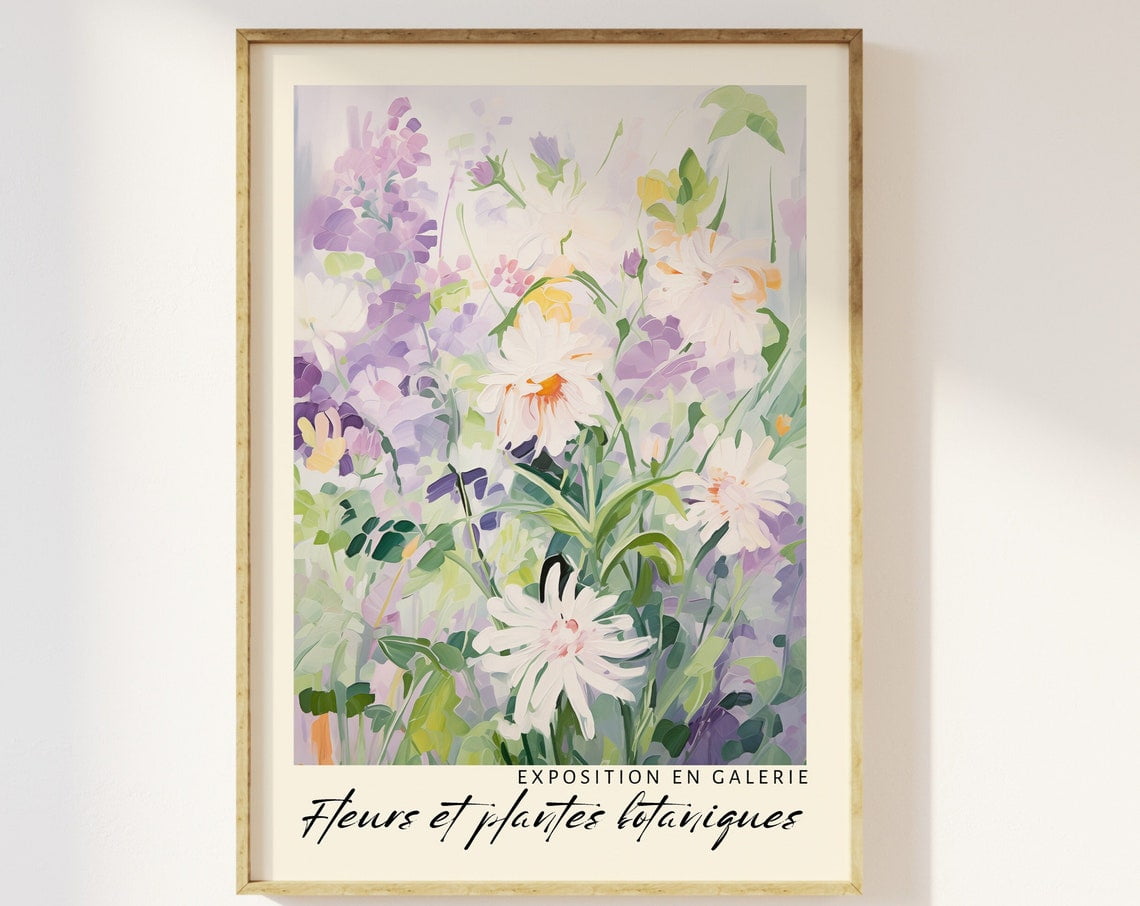 DOPAPRINT Floral Flowers Bouquet Exhibition Print - Spring Colours ...