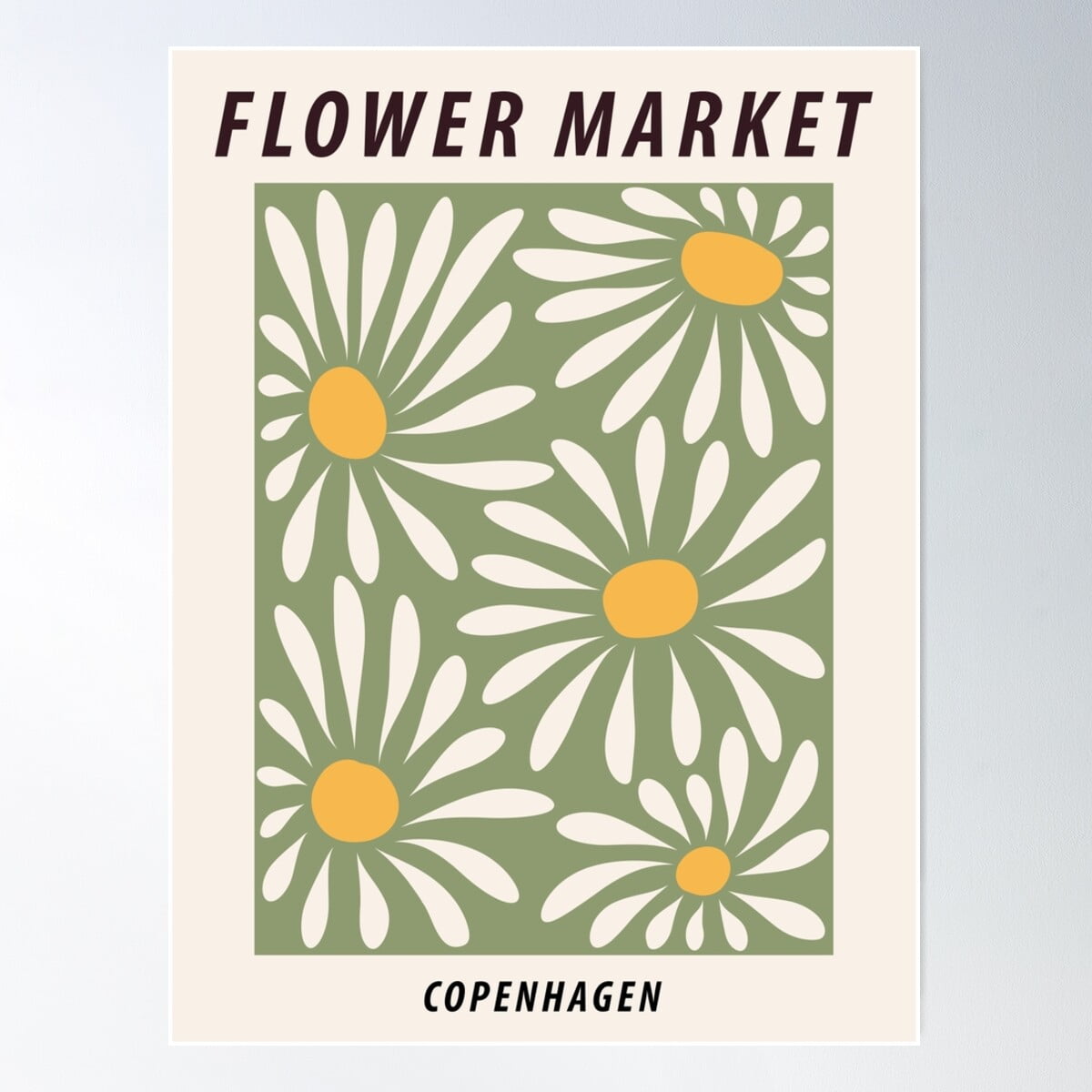 DOPAPRINT Flower Market Poster, Copenhagen, Posters , Flower Art ...
