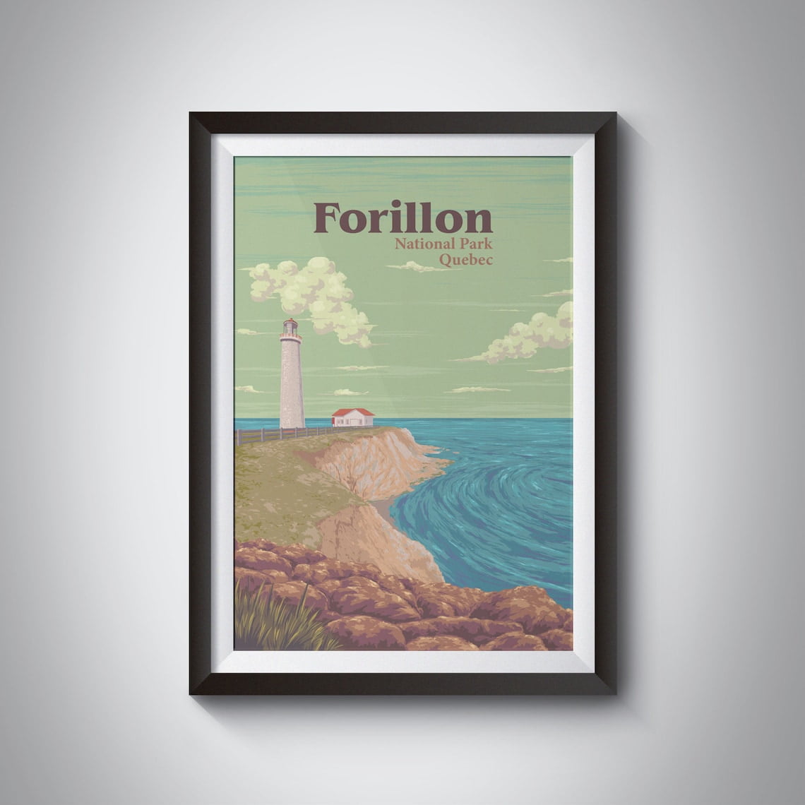 DOPAPRINT Forillon National Park Poster, Canada, Quebec, GaspE ...
