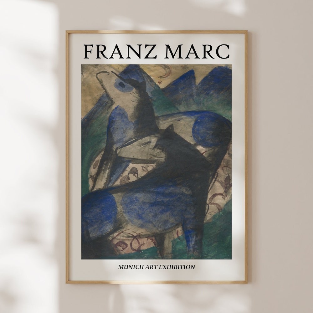 DOPAPRINT Franz Marc Poster - High-quality museum art as a Franz Marc ...