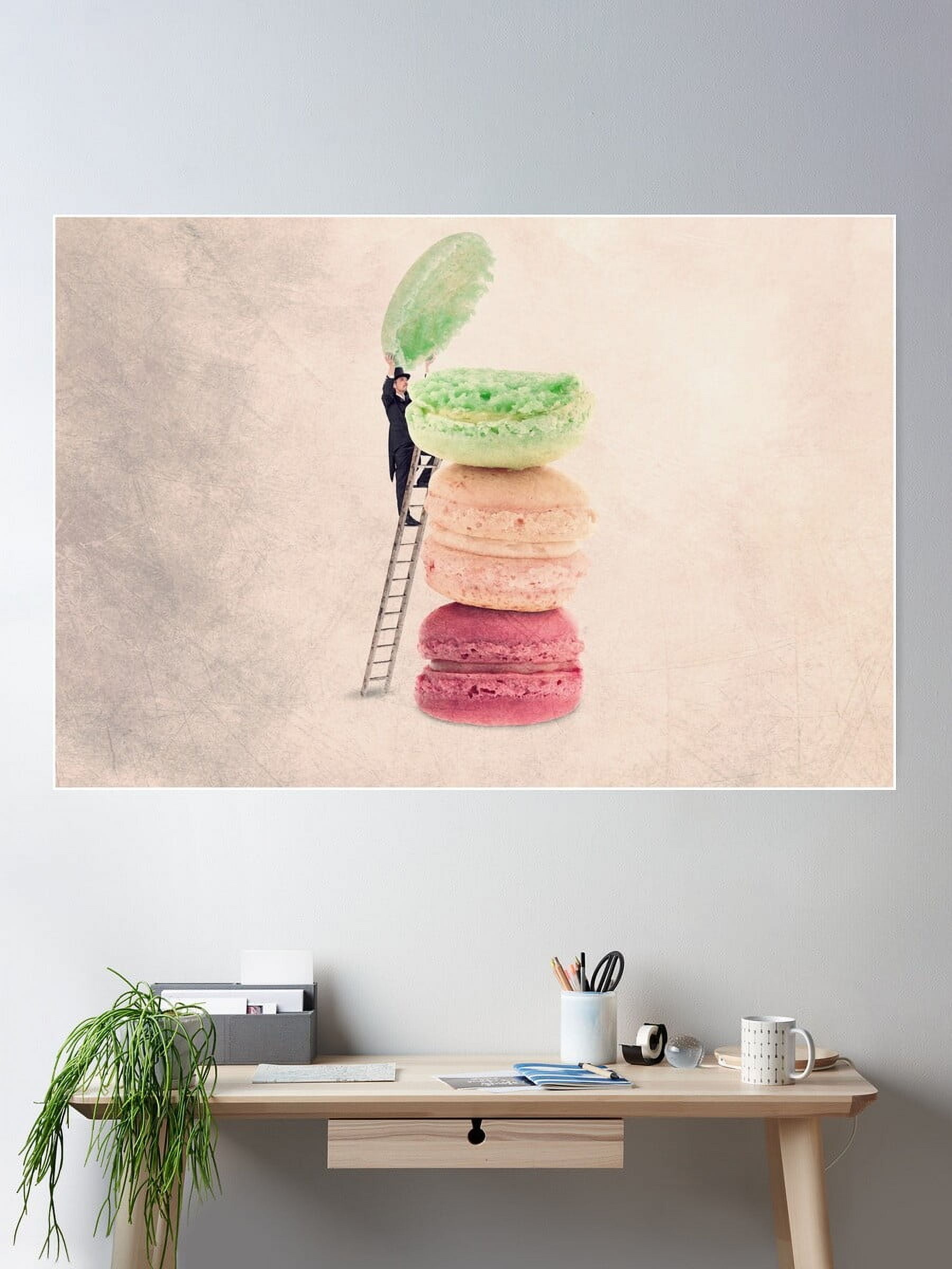 DOPAPRINT French Macaroons Print Poster Wall Art, Modern Wall Decor NO ...