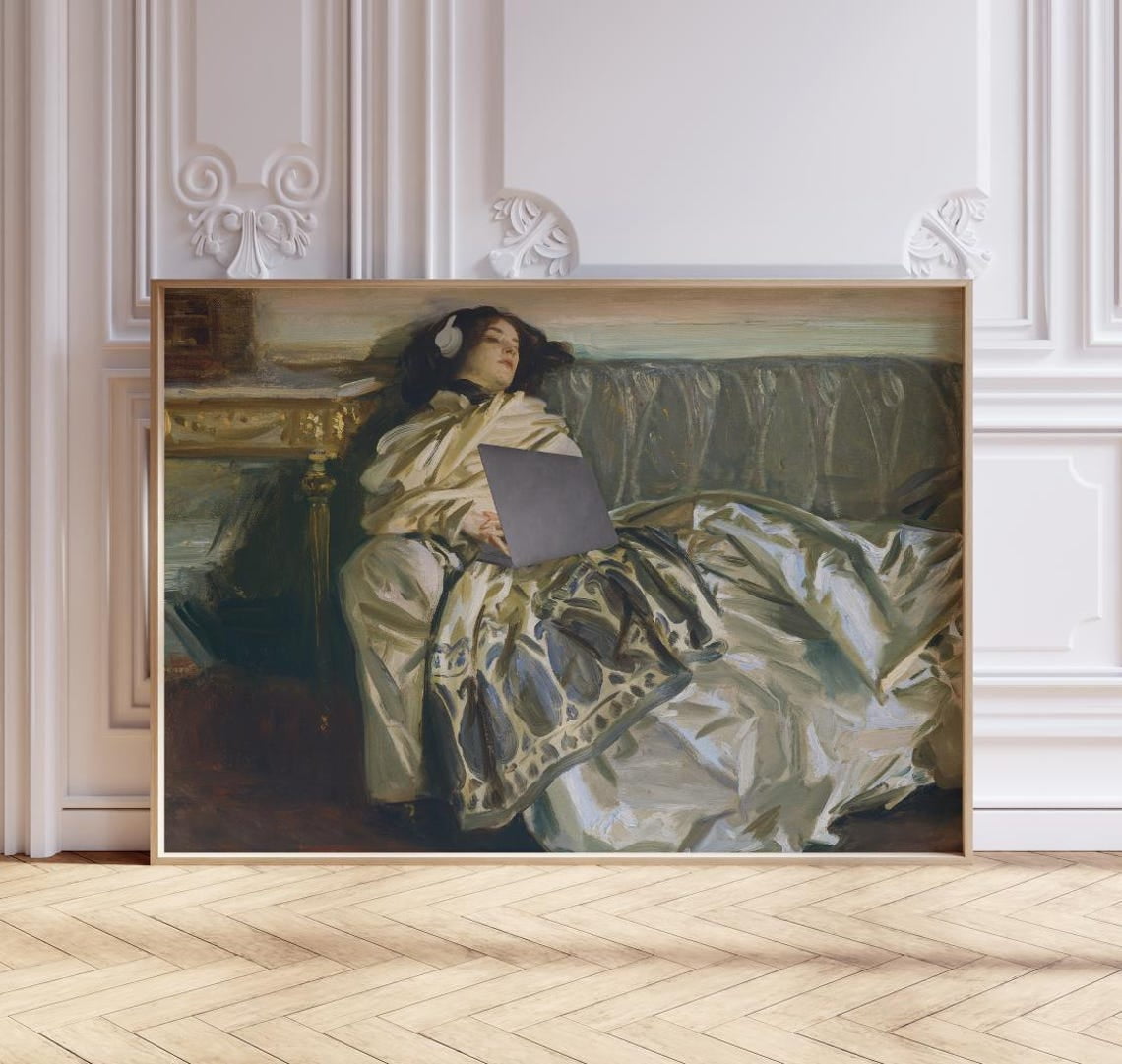 DOPAPRINT Funny Girl Boss Office Wall Art Poster - Witty Home Decor For ...