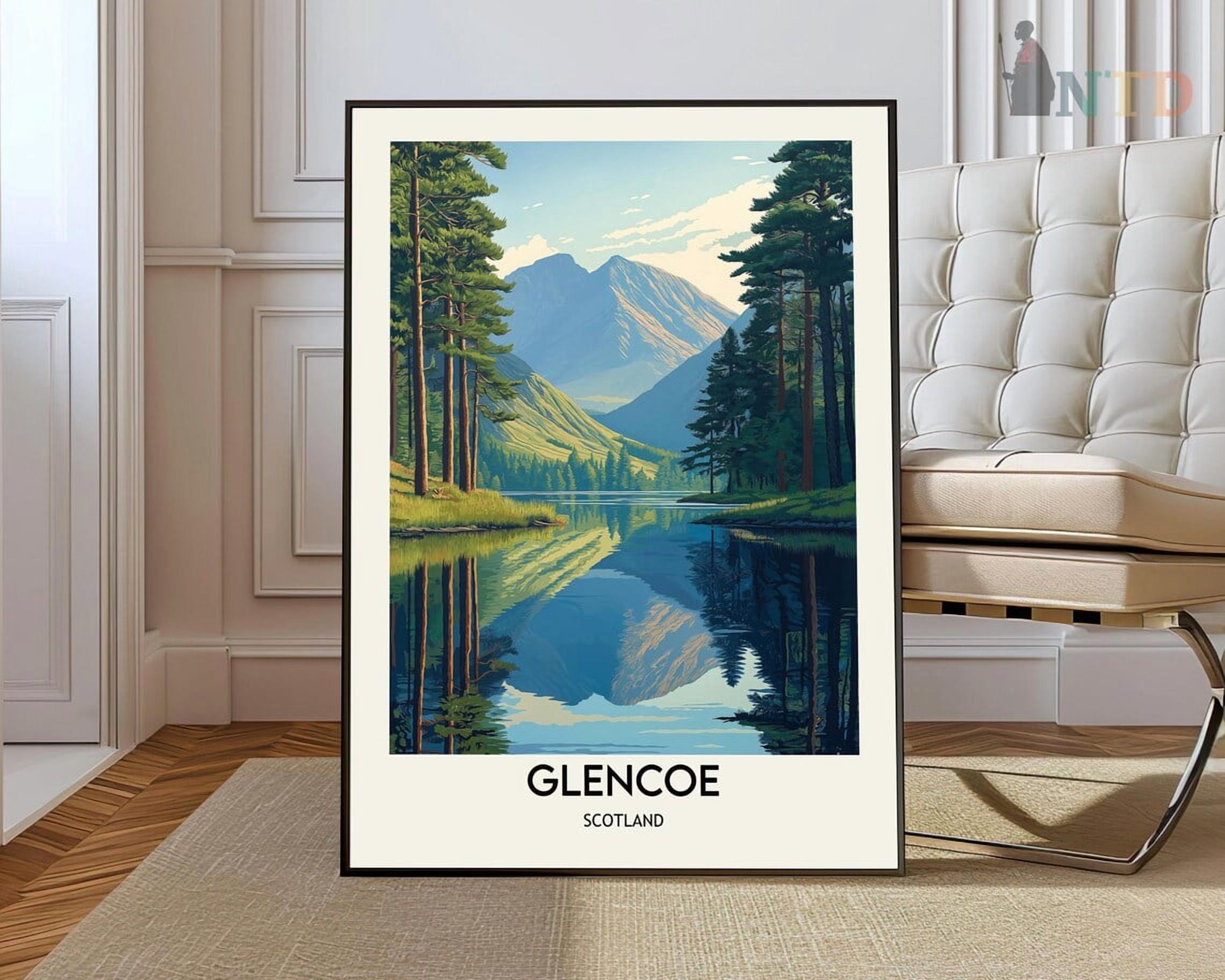 DOPAPRINT Glencoe Print, Glencoe Wall Art, Glencoe Poster, Glencoe ...