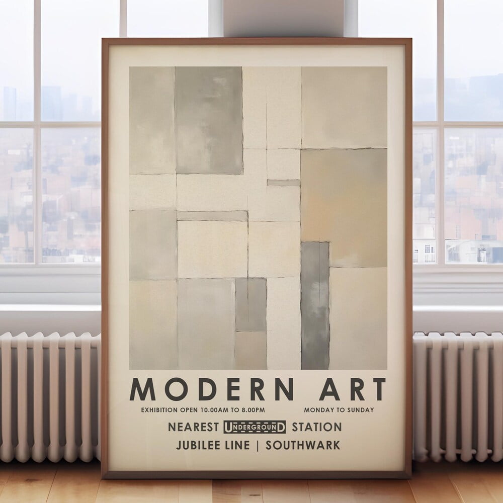 DOPAPRINT Greige abstract art, greige wall art, cream wall art, neutral ...