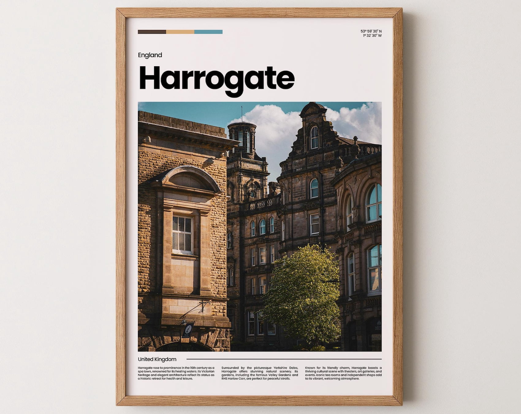 DOPAPRINT Harrogate Poster, Harrogate Print, Harrogate Photo, Harrogate ...