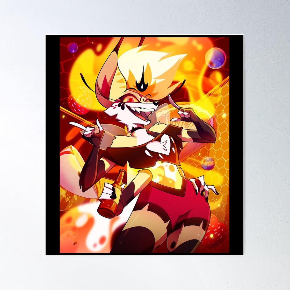 DOPAPRINT Helluva Boss Beelzebub Poster Wall Art, Modern Wall Decor NO ...
