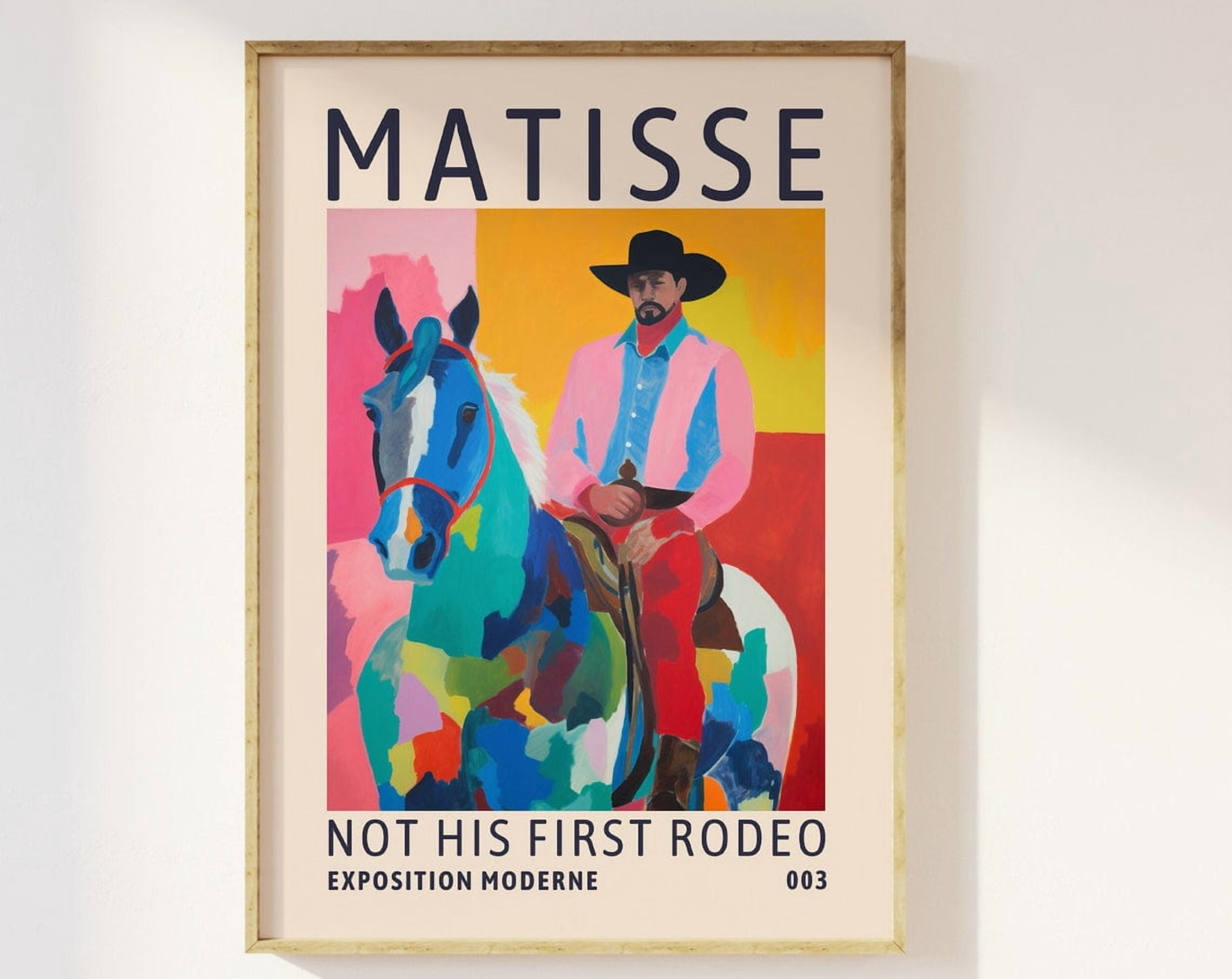 DOPAPRINT Henri Matisse Cowboy Rodeo Exhibition Print - Painting ...