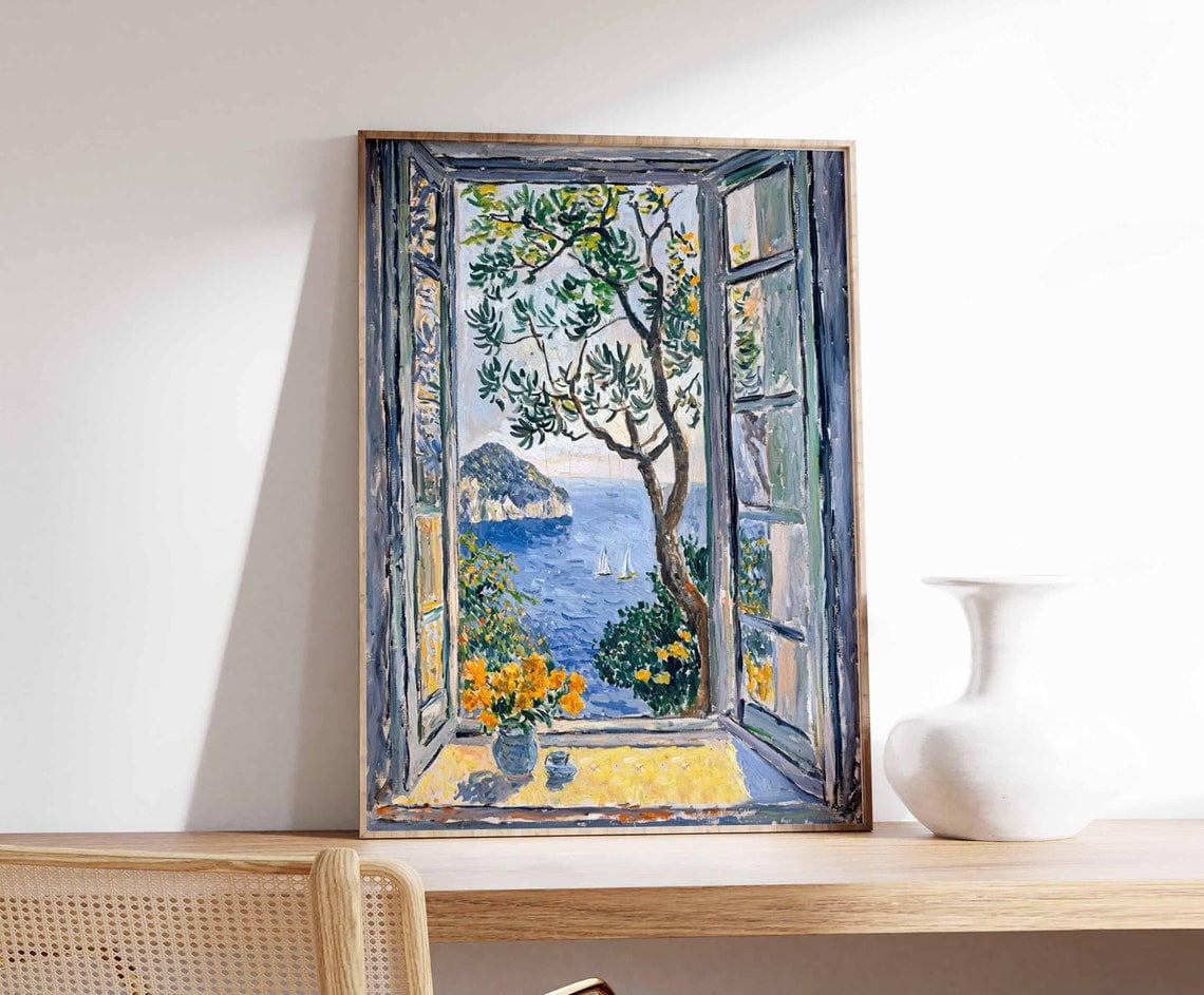 DOPAPRINT Henri Matisse Poster, The Open Window, Matisse Floral Print ...