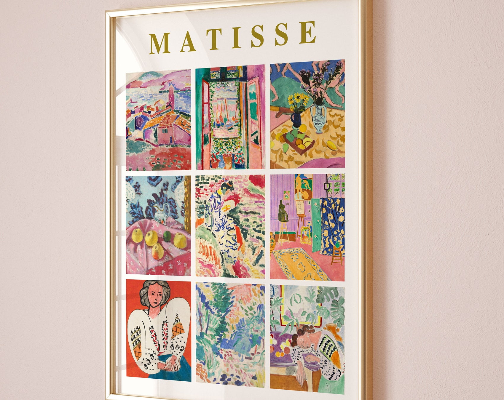 DOPAPRINT Henri Matisse Poster, Open window poster, Matisse Wall art ...