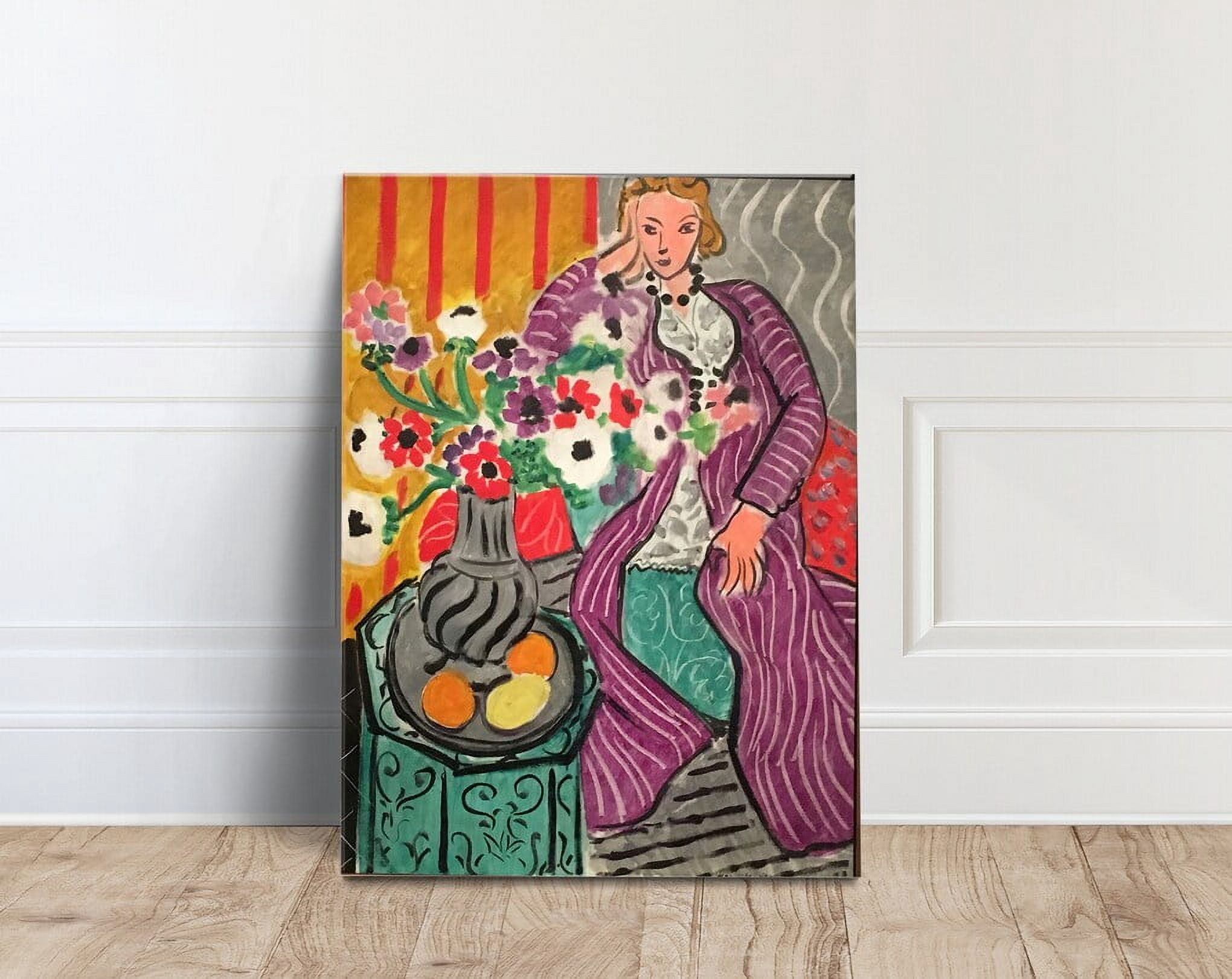 DOPAPRINT Henri Matisse Purple Robe And Anemones 1937 Wall Art, Henri ...