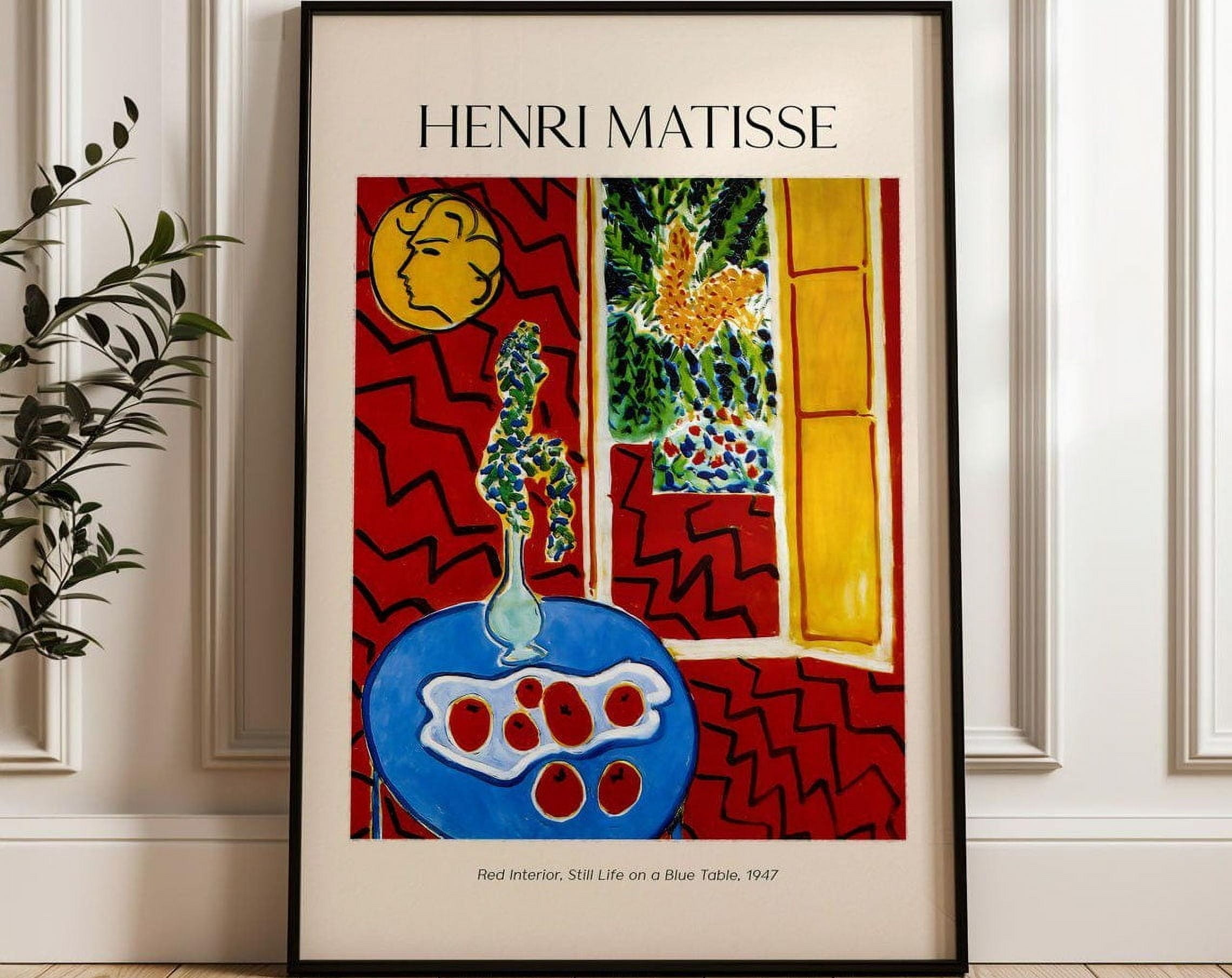 DOPAPRINT Henri Matisse - Red Interior, Still Life On A Blue Table 1947 ...