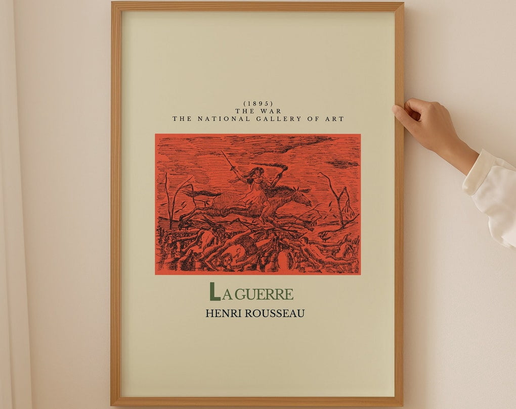 DOPAPRINT Henri Rousseau Poster - 'Scene In Bagneux On The Outskirts Of ...
