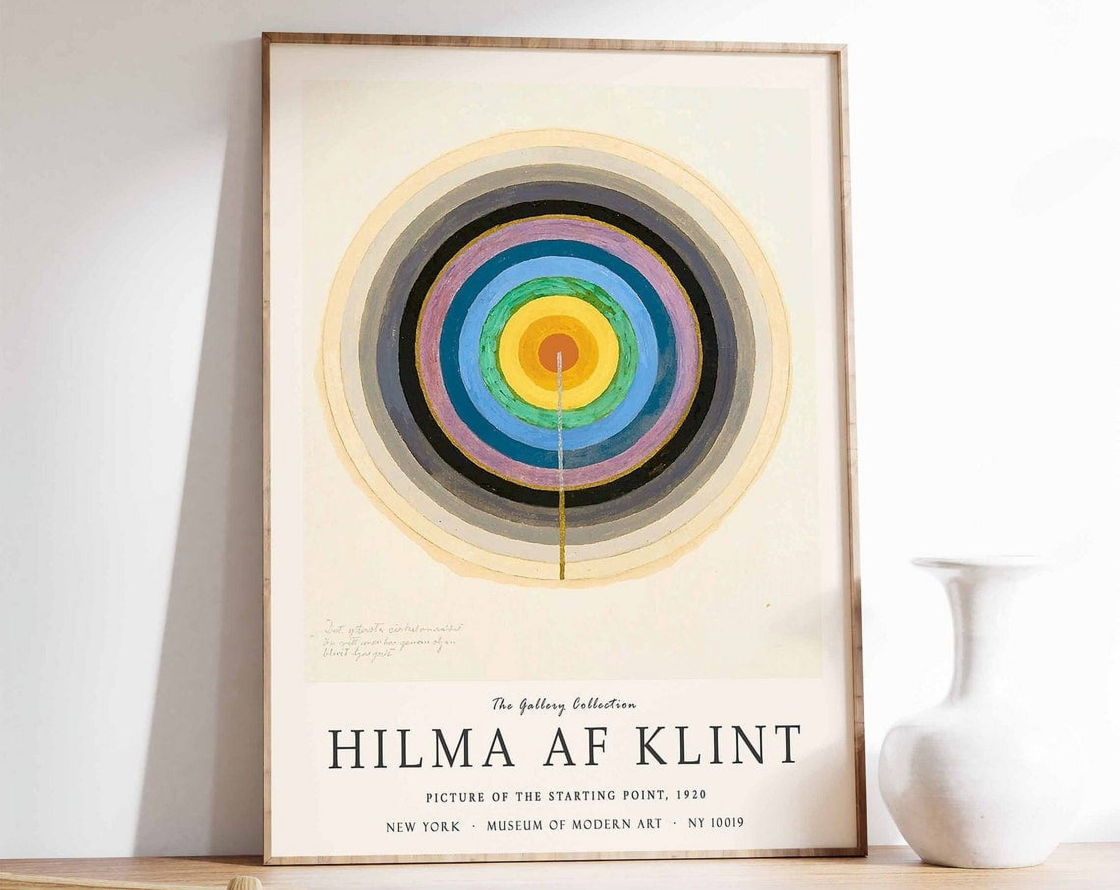 DOPAPRINT Hilma Af Klint Art Print, Picture Of The Starting Point ...