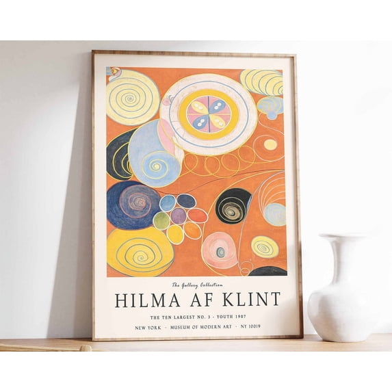DOPAPRINT Hilma Af Klint Art Print, The Ten Largest No. 3 - Youth ...