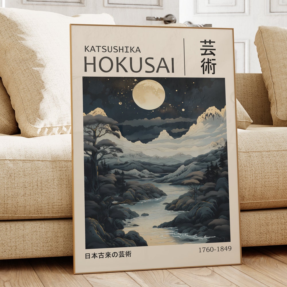 DOPAPRINT Hokusai Poster - High quality Katsushika Hokusai Japandi ...