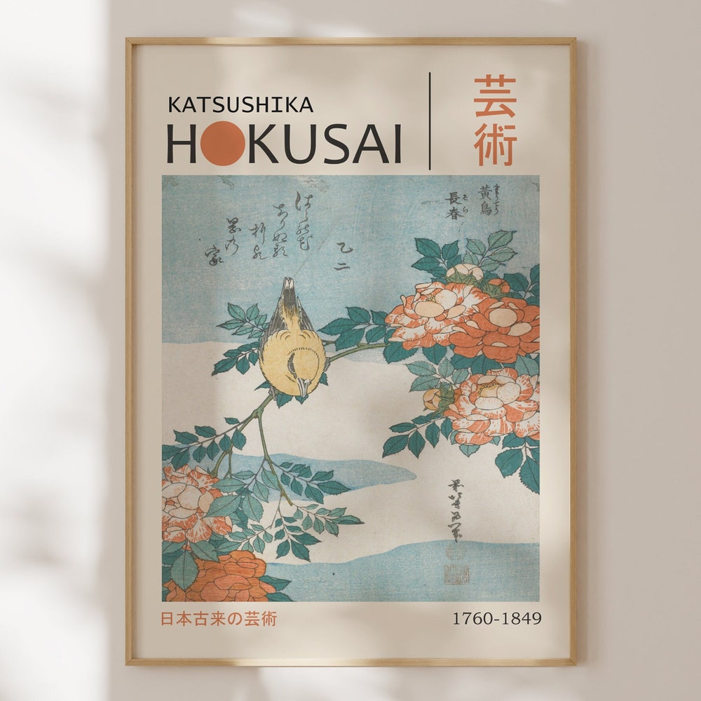DOPAPRINT Hokusai Poster - High quality Katsushika Hokusai Japandi ...