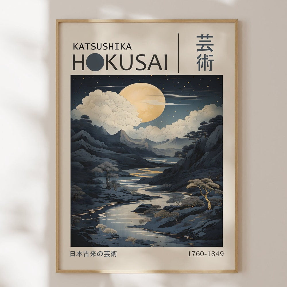 DOPAPRINT Hokusai Poster - High quality Katsushika Hokusai Japandi ...
