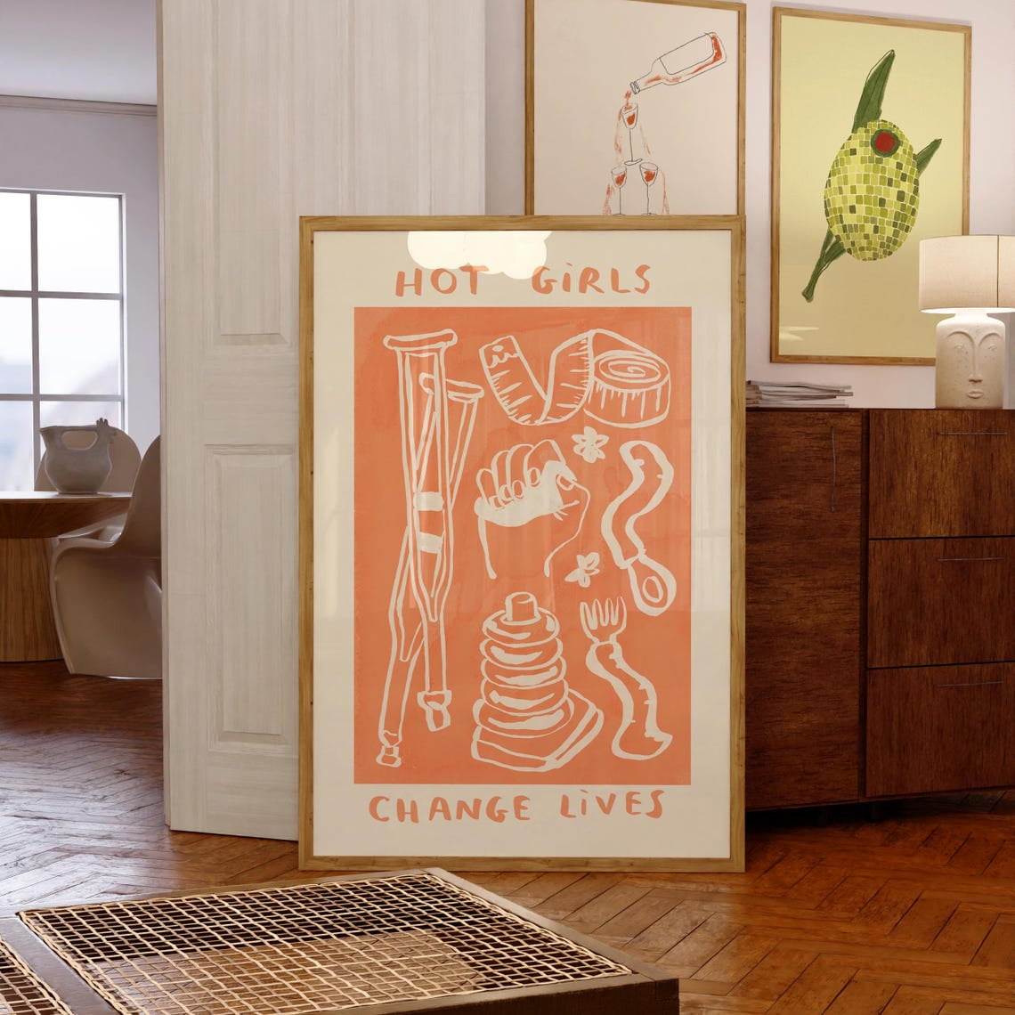 DOPAPRINT Hot Girls Change Lives Wall Print - Occupational Therapy ...