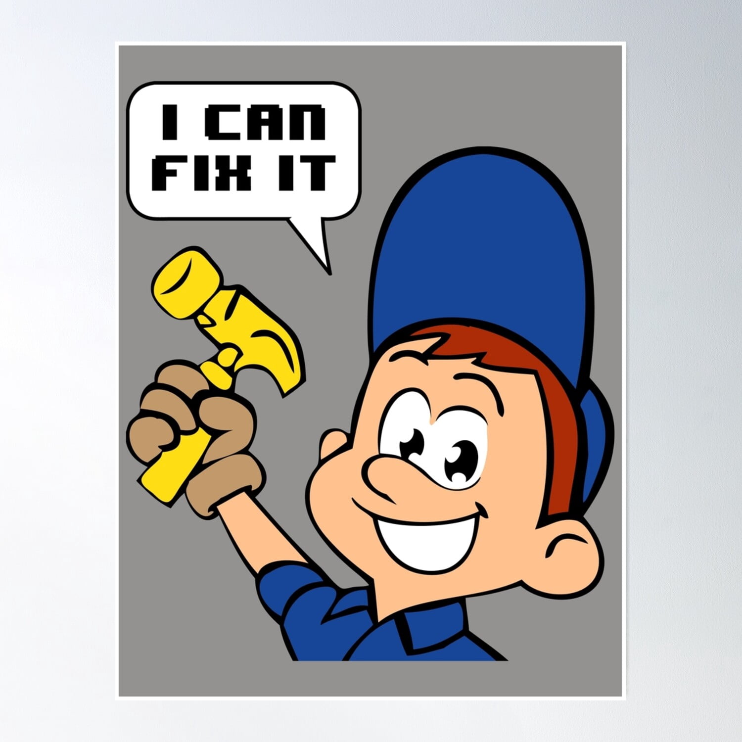DOPAPRINT I Can Fix It! Poster Wall Art, Modern Wall Decor NO FRAMED ...