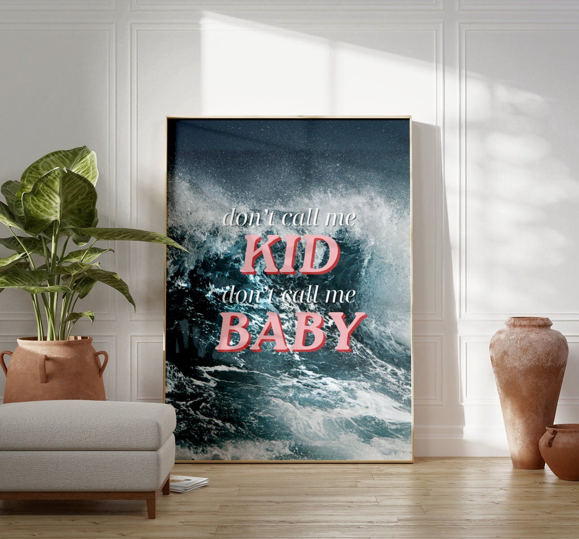 DOPAPRINT Illicit Affairs Dont Call Me Kid Photo Print Poster, Wallart ...