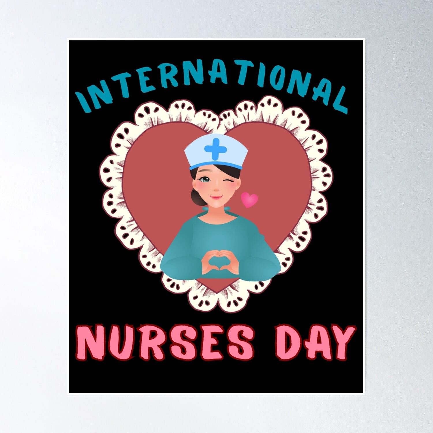DOPAPRINT International Nurses Day Poster Wall Art, Modern Wall Decor ...