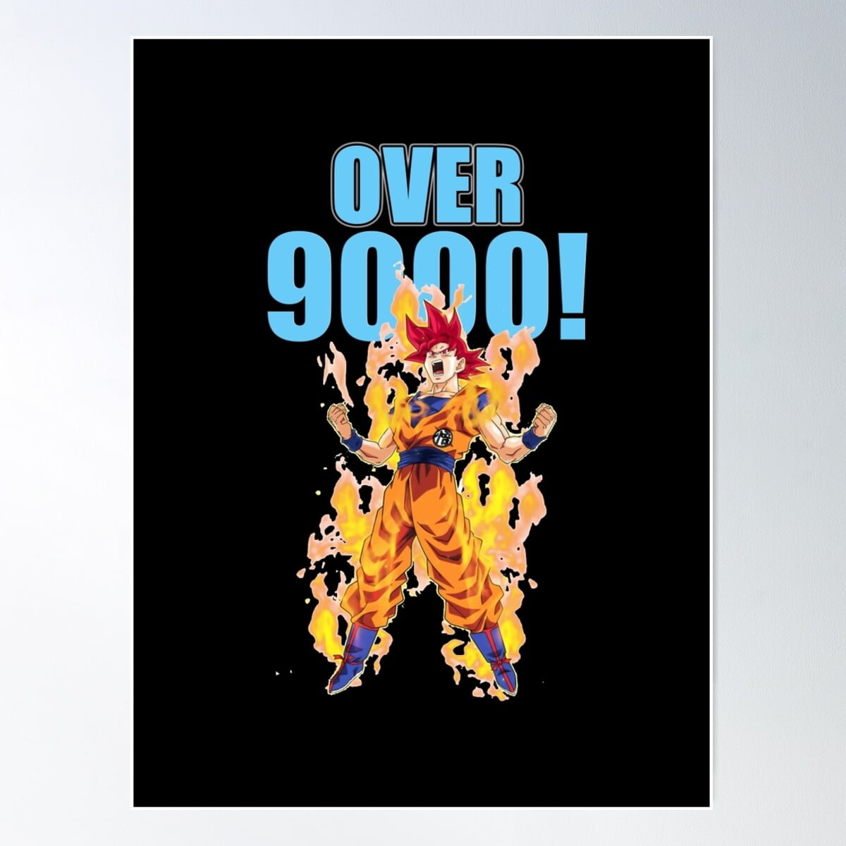 DOPAPRINT Its Over 9000 Poster Wall Art, Modern Wall Decor NO FRAMED ...