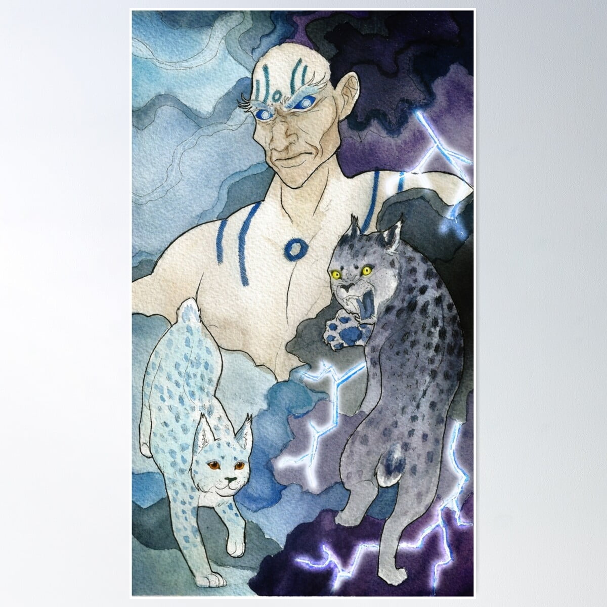 DOPAPRINT Iv The Emperor, Ukko Poster Wall Art, Bedroom NO FRAMED ...