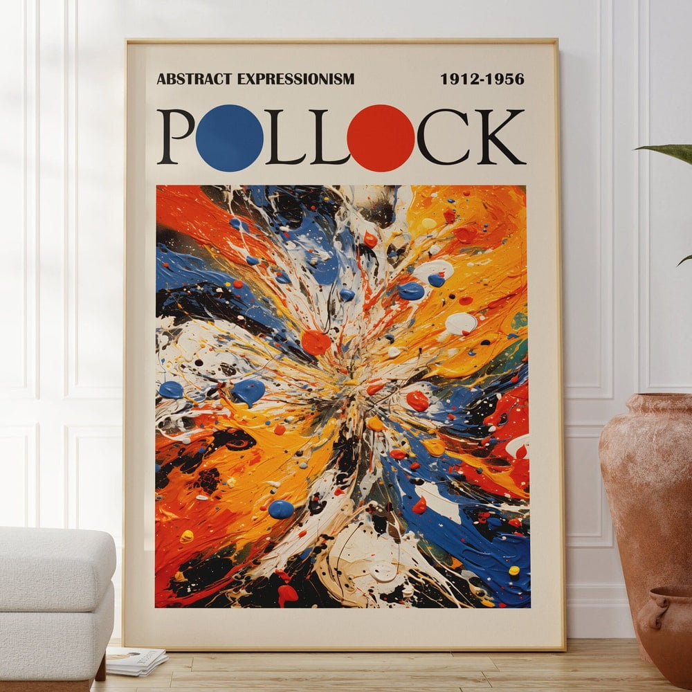 DOPAPRINT Jackson Pollock Poster - High quality Pollock painting for ...