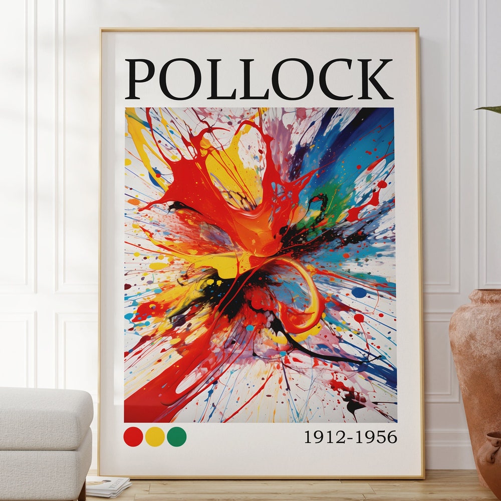 DOPAPRINT Jackson Pollock Poster - High quality Pollock painting for ...