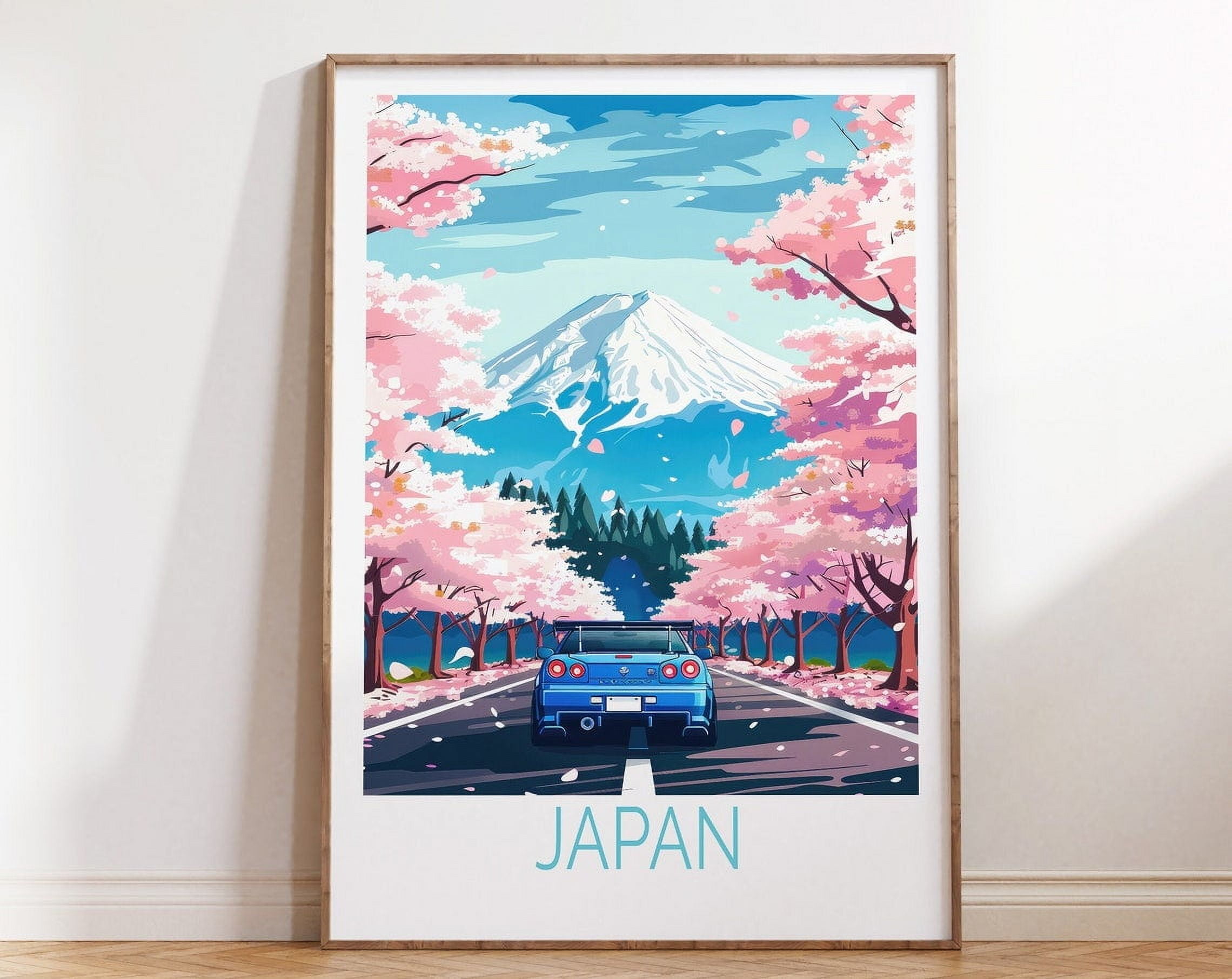 DOPAPRINT Japan Tokyo Travel Poster, Tokyo Wall Art, Tokyo Drift City ...